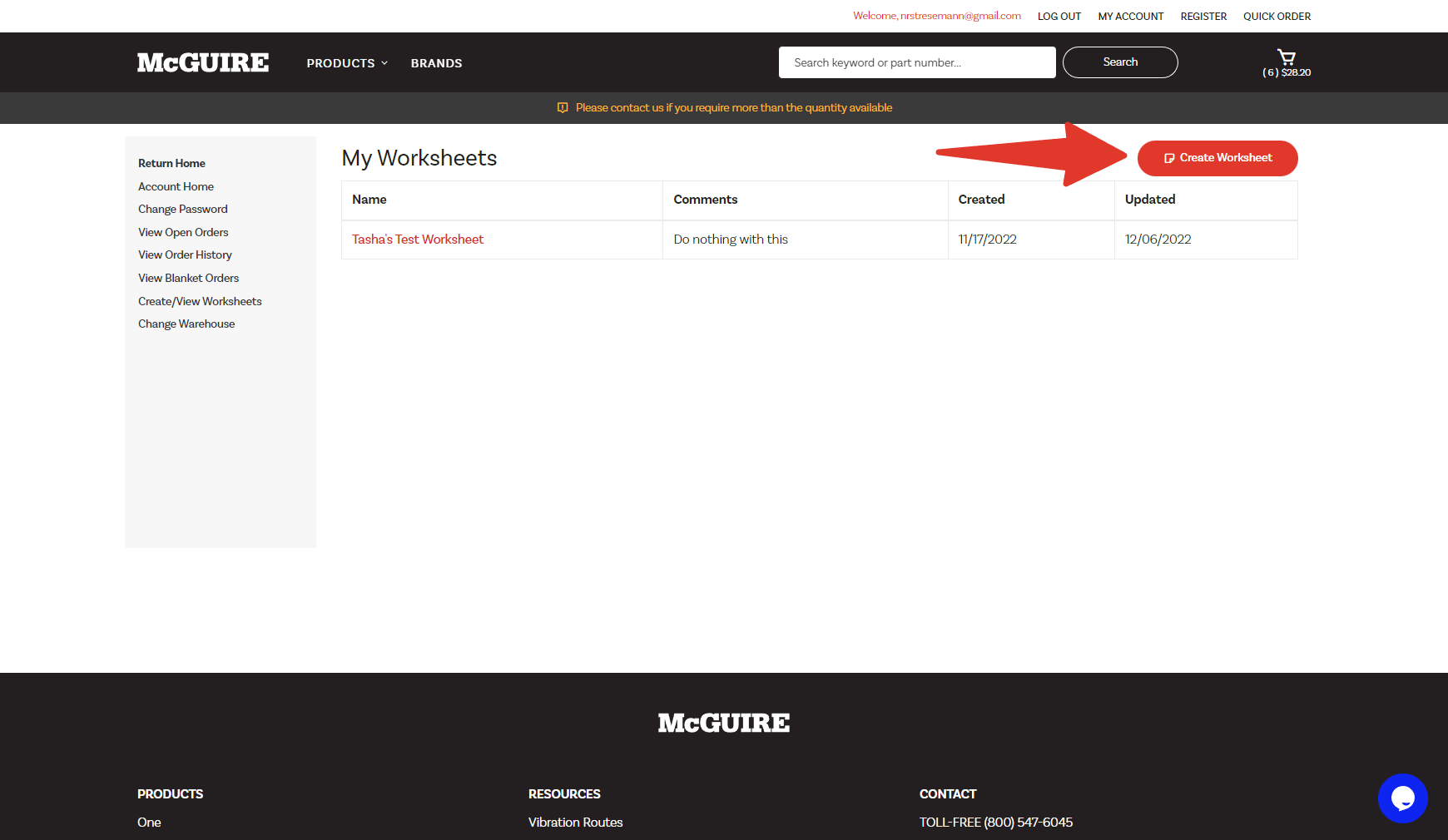 How do I use Worksheets to simplify recurring purchases?